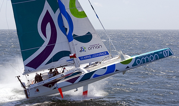 Brian Thompson on the Oman Sail MOD70 | The Daily Sail